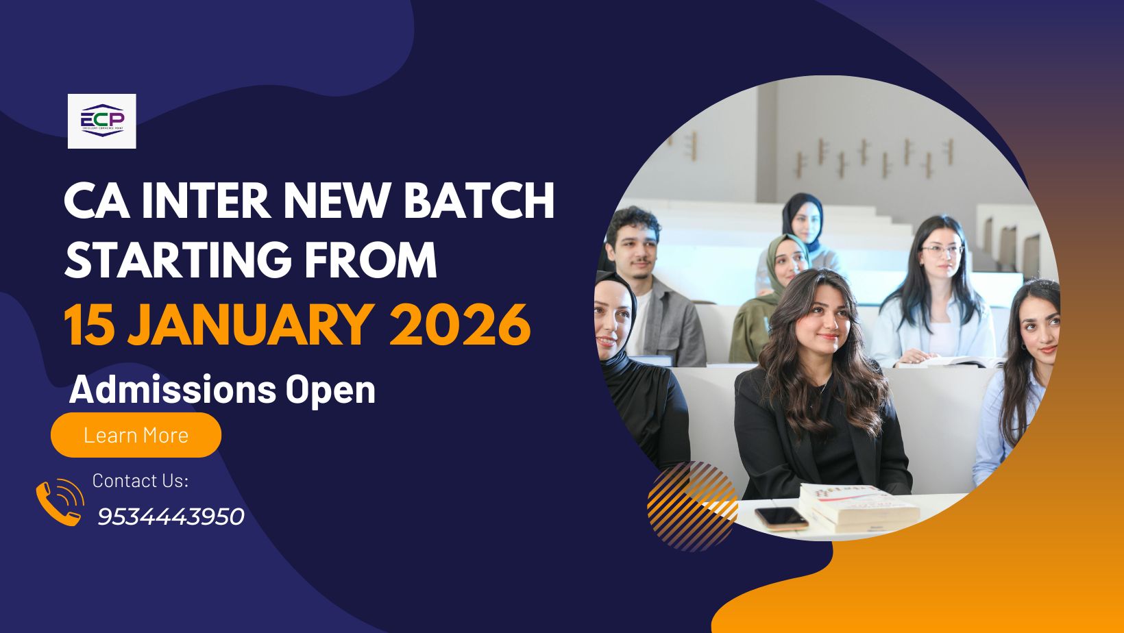 CA Inter new batch starting 15 January 2026 - Excellent commerce point